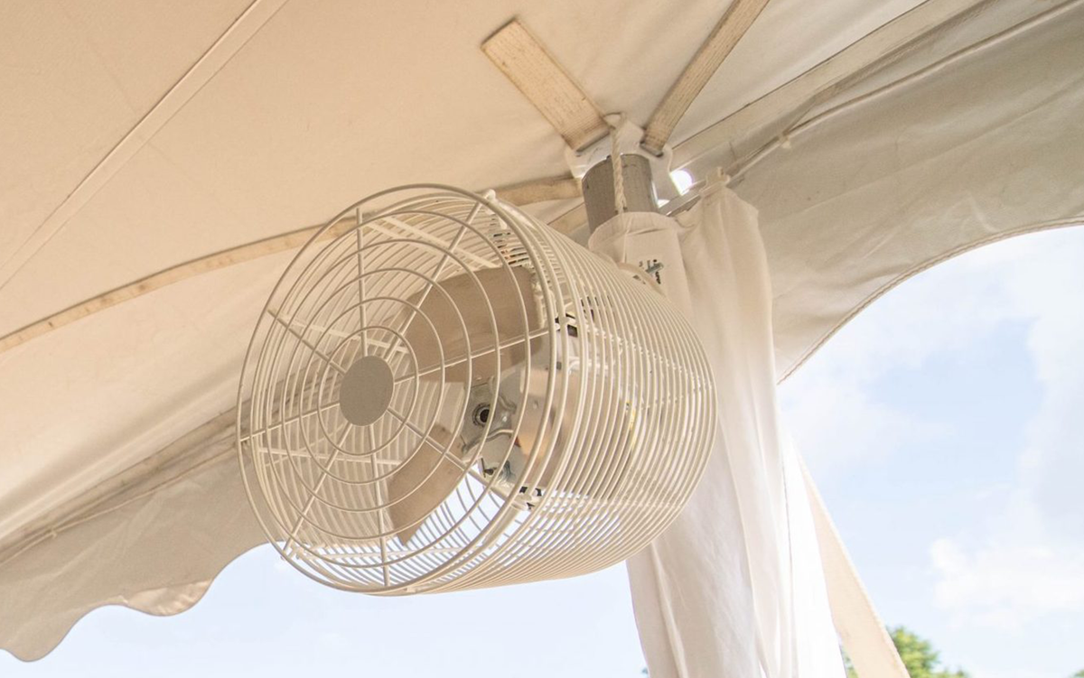 Fan, Pole Mount (For Tents) — American Event Rentals